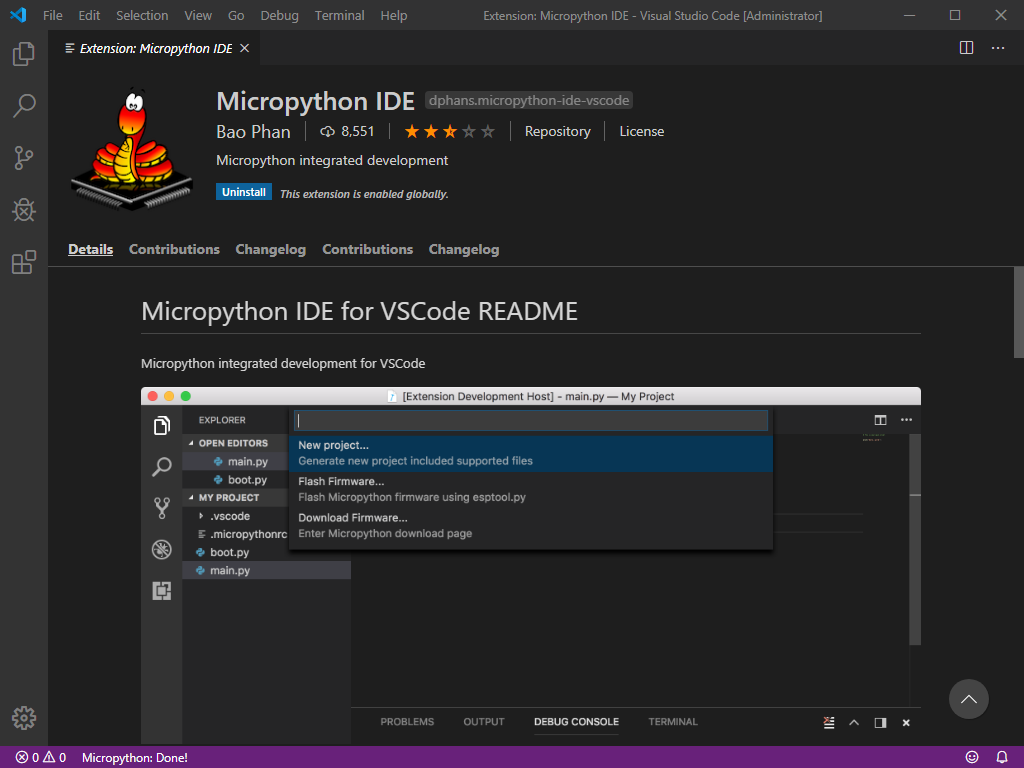 micropython开发环境_Windows下配置用于VS Code的Micropython编程环境-CSDN博客