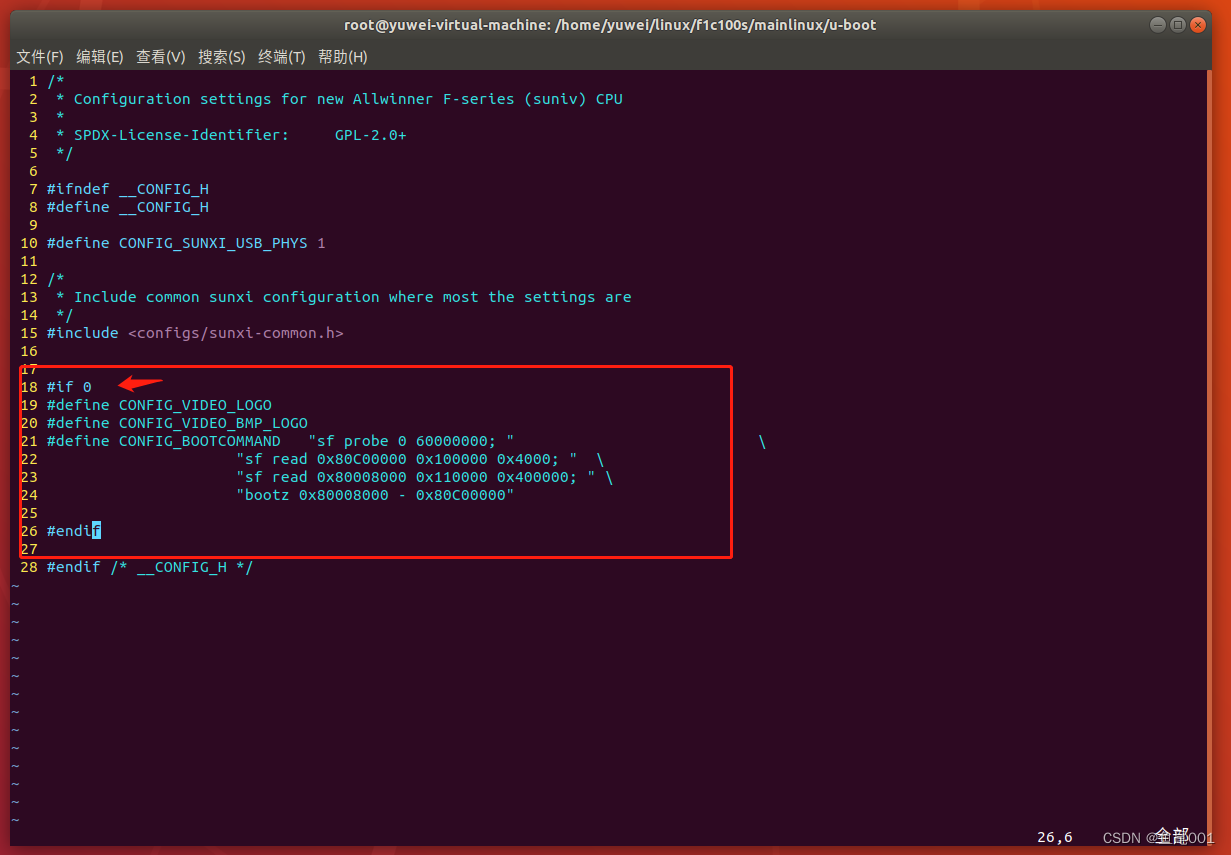 全志F1C100s主线linux入坑记录 （1）linux系统移植_f1c100s linux移植-CSDN博客