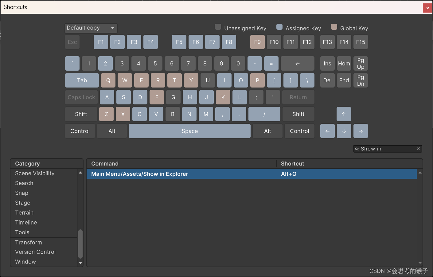 Unity 快捷键的一些记录_the type or namespace name 'editorwindow' could no-CSDN博客