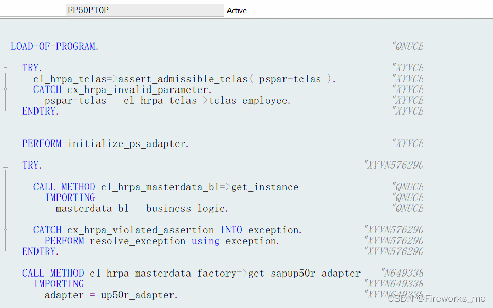 DUMP CX_HRPA_INVALID_PARAMETER/CX_SY_REF_IS_INITIAL LOAD-OF-PROGRAM_abap uncaught exception-CSDN博客