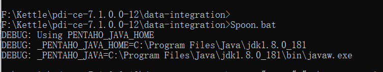 解决Kettle7.1版本Spoon.bat启动问题,-CSDN博客