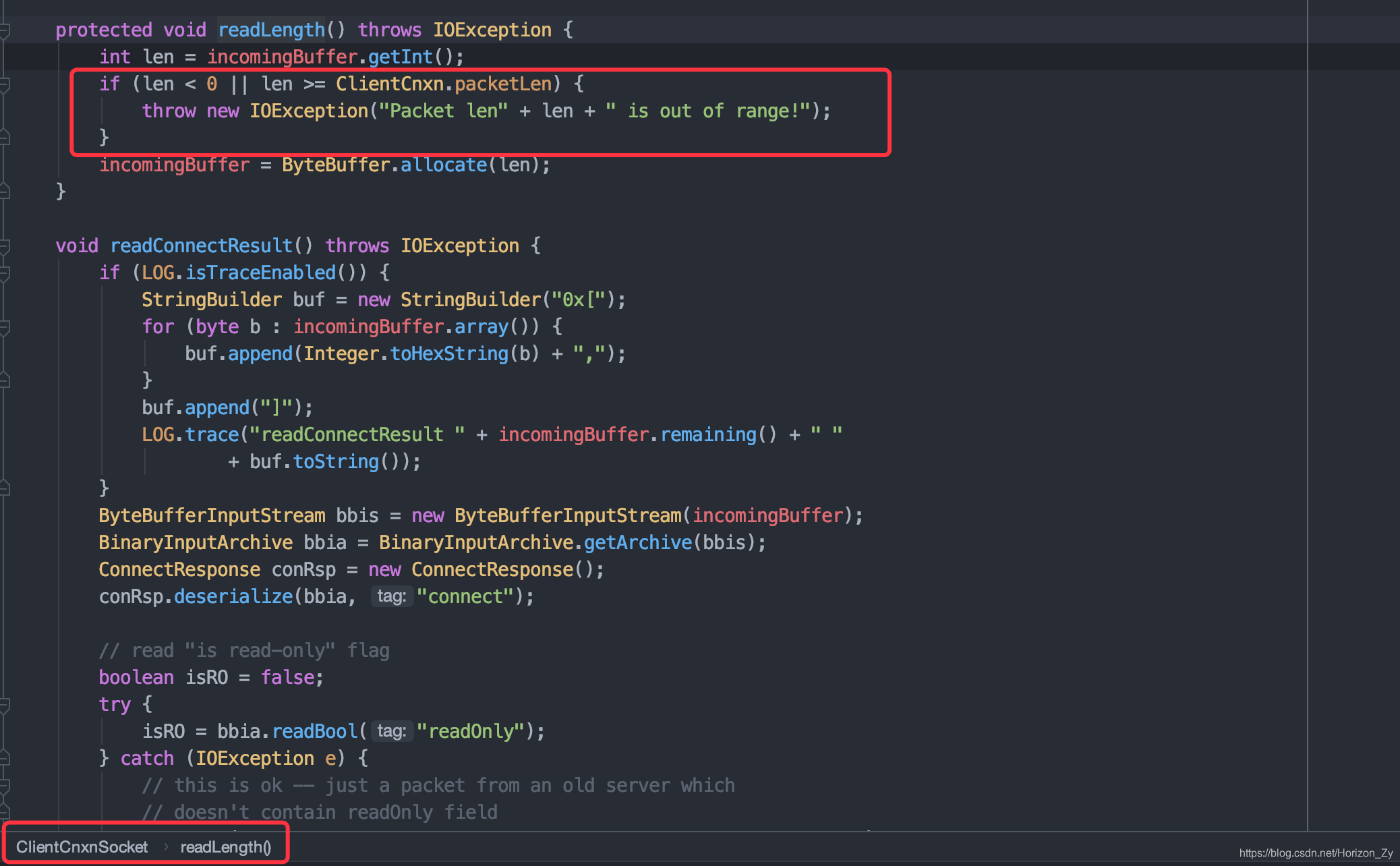 zk子节点过多时获取字节点报错.org.apache.zookeeper.KeeperException$ConnectionLossException: KeeperErrorCode ...