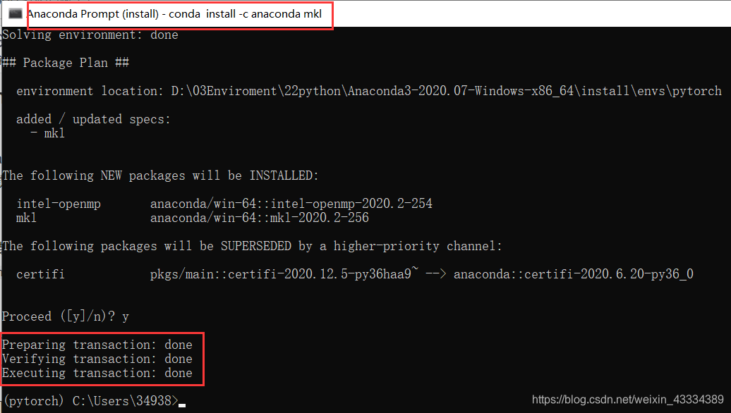 Anaconda中解决mkl安装难题：matplotlib依赖包教程-CSDN博客