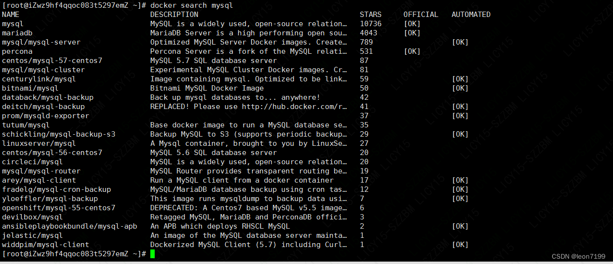 使用docker安装mysql Csdn博客