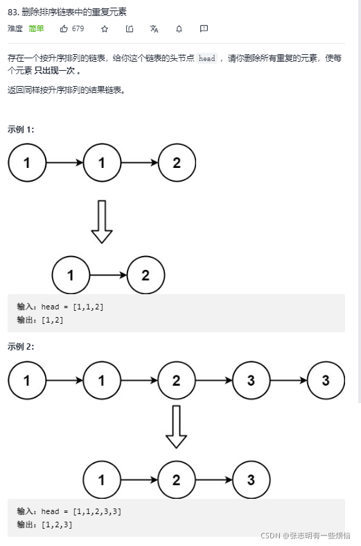 LeetCode 数据结构入门 Day8 链表 Java-CSDN博客