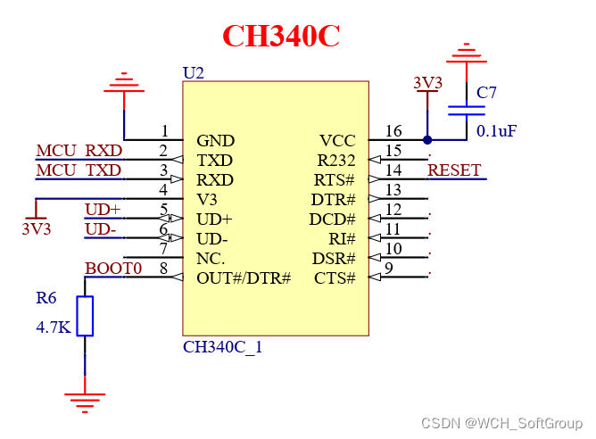 免外围电路CH32F/CH32V/STM32F系列单片机串口一键下载方案（CH340）_ch340接stm32-CSDN博客