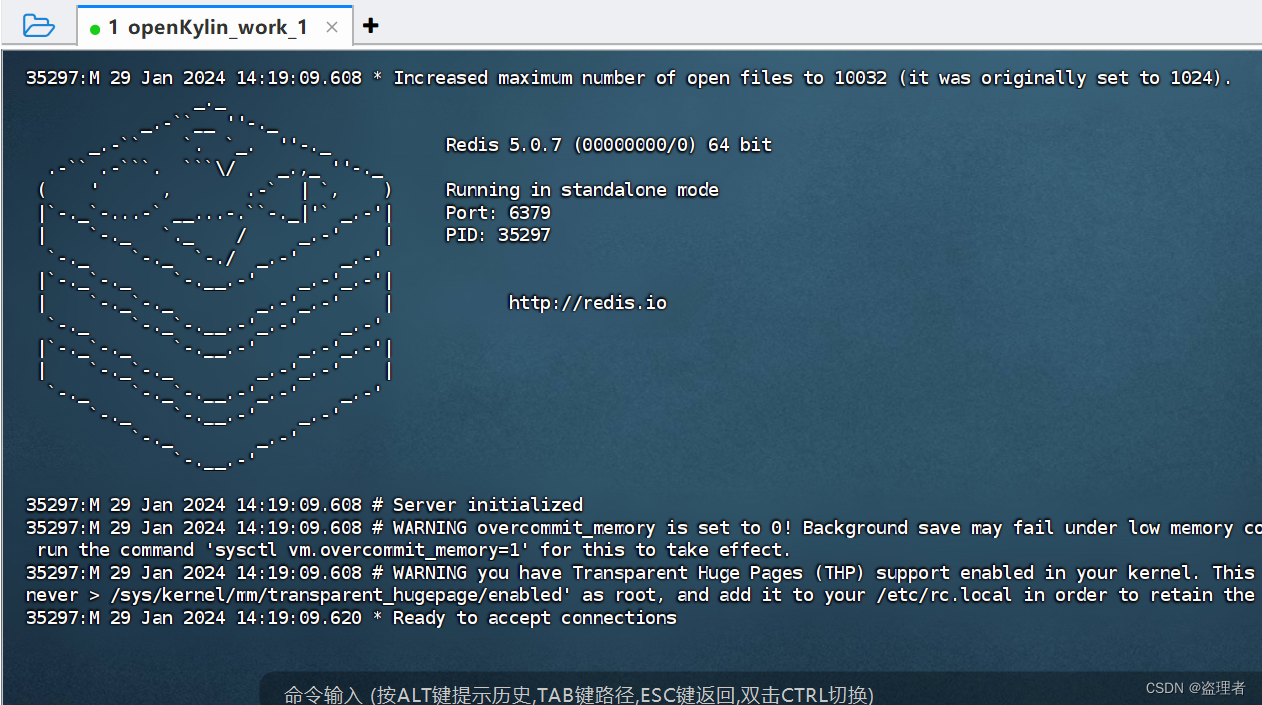 麒麟系统—— openKylin 安装 redis_麒麟系统安装redis-CSDN博客
