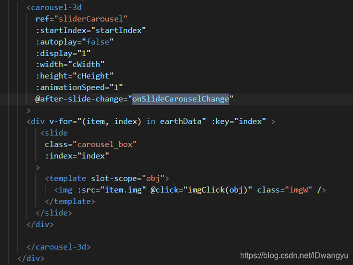 vue的3d滑动插件 根据模块进行点击切换_vue-carousel-3d 监听切换-CSDN博客