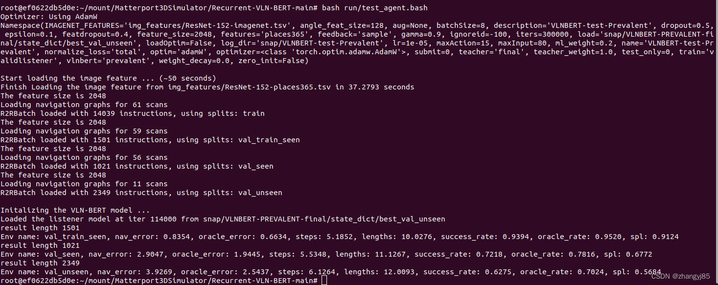 从零开始复现 Recurrent VLN-BERT_论文复现vln-CSDN博客
