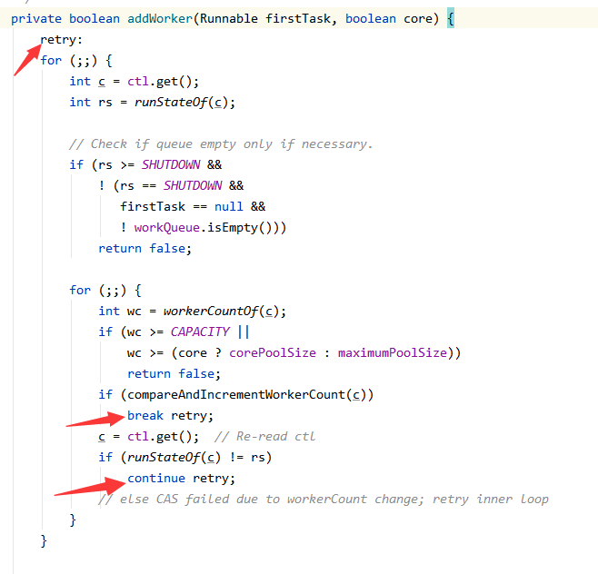 Java中break retry，continue retry的使用-CSDN博客