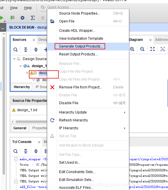 zynq实现tcp网络的数据包的上传（zynq7z035)（超详细版本）_zynq tcp-CSDN博客