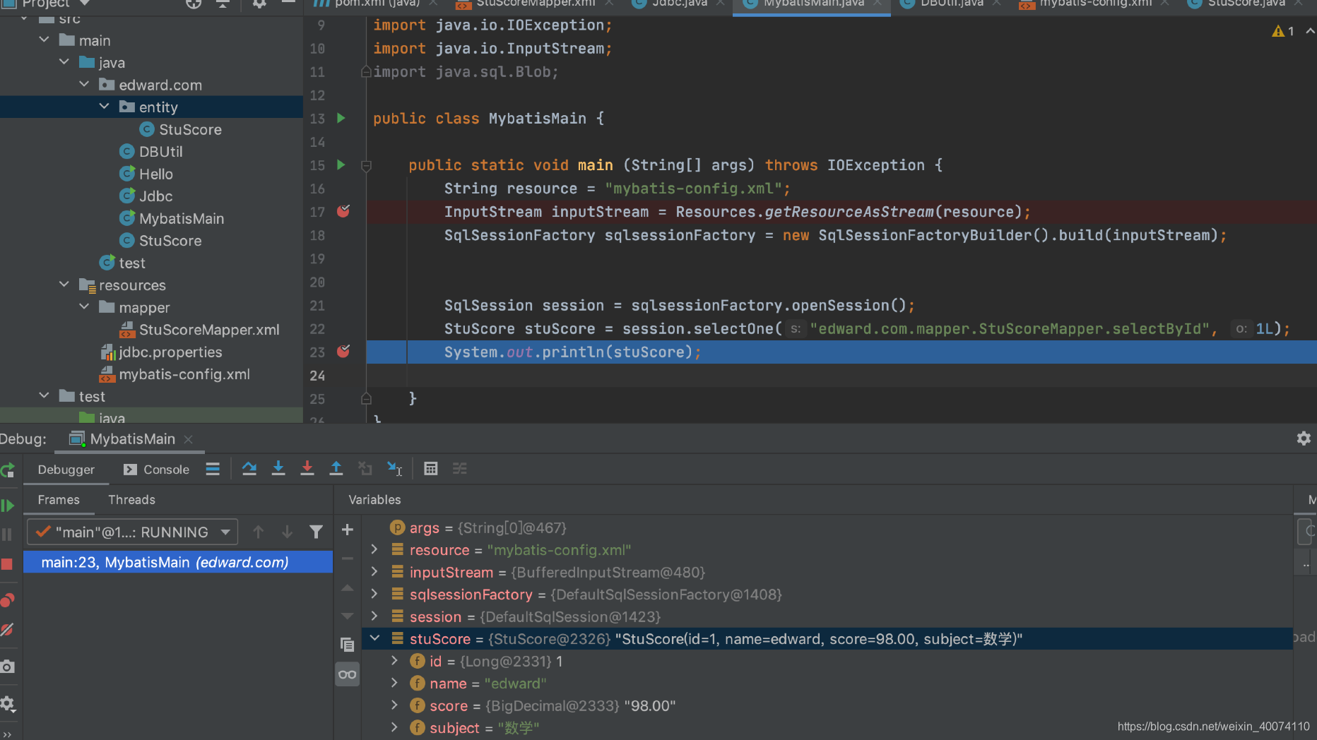 Mybatis（二）：快速使用入门_mybatis best guess-CSDN博客