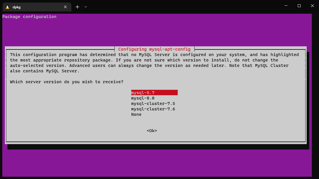 MySQL5.7版本在Ubuntu（WSL环境）系统安装_ubantu22.04下载mysql5.7-CSDN博客