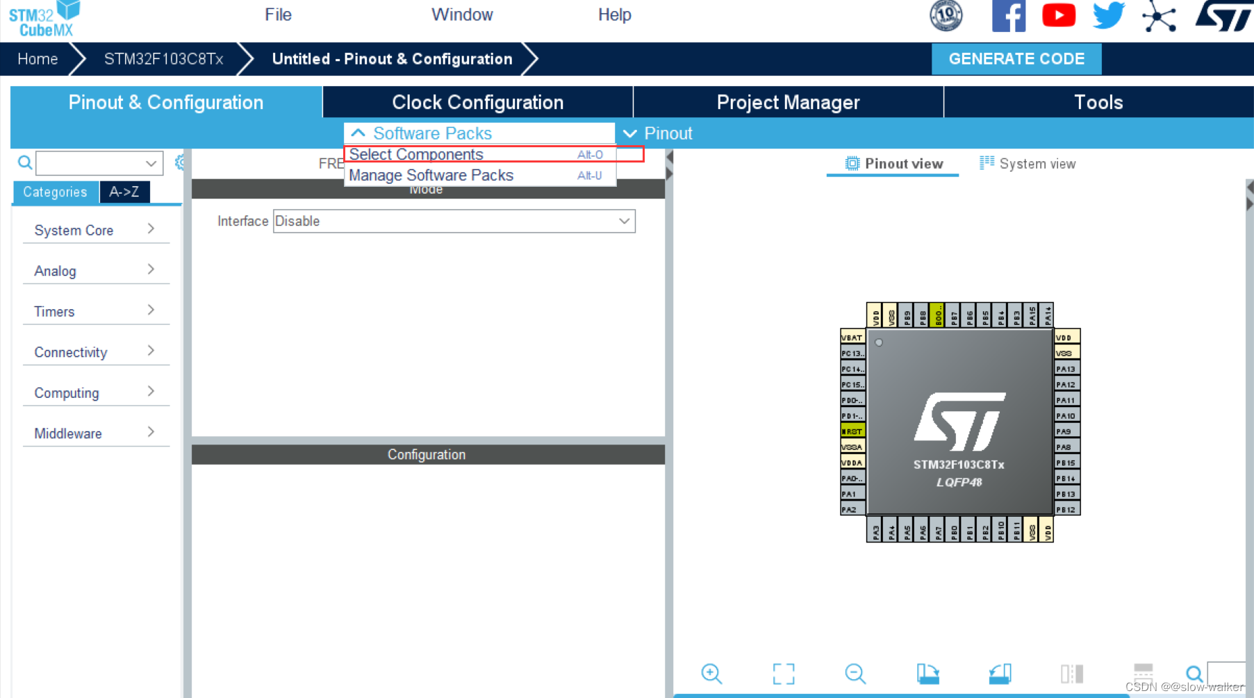 CubeMax添加Rtthread操作系统 组件STM32F103_rt-thread组件下载-CSDN博客