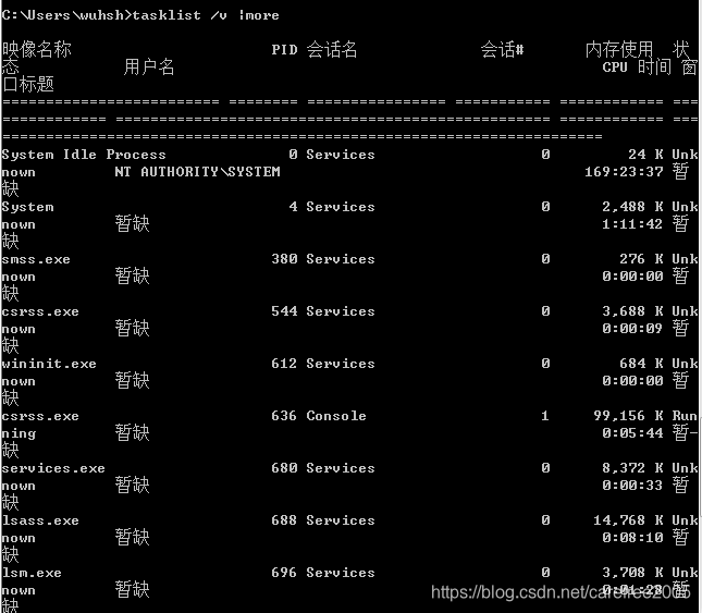 Windows命令之tasklist命令-CSDN博客