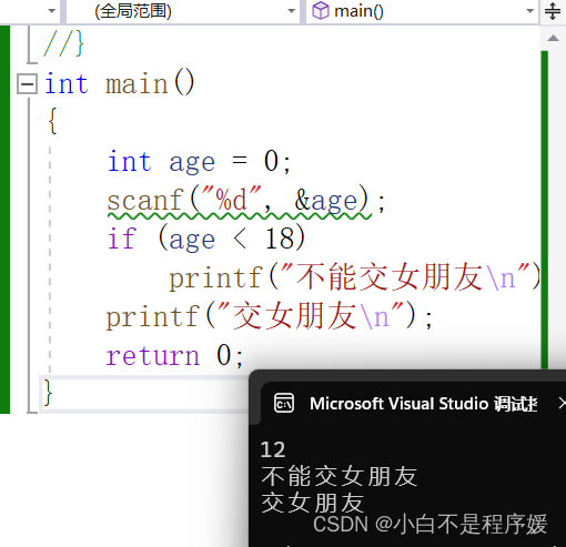 C语言语句之分支语句_c++判断是否成年怎么写-CSDN博客