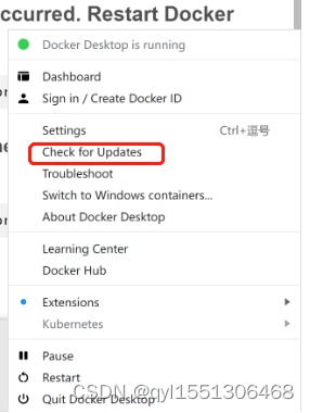 win10 安装docker桌面版报错_an unexpected error occurred. restart docker deskt-CSDN博客