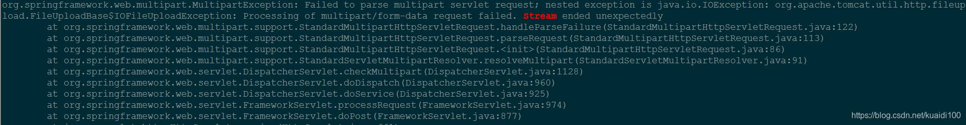multipart/form-data遇上IOException：Stream ended unexpectedly-CSDN博客