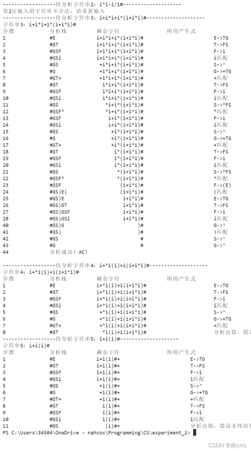 编译原理 实验二 Ll1分析法程序实现编译原理实验二语法分析ll1 Csdn博客