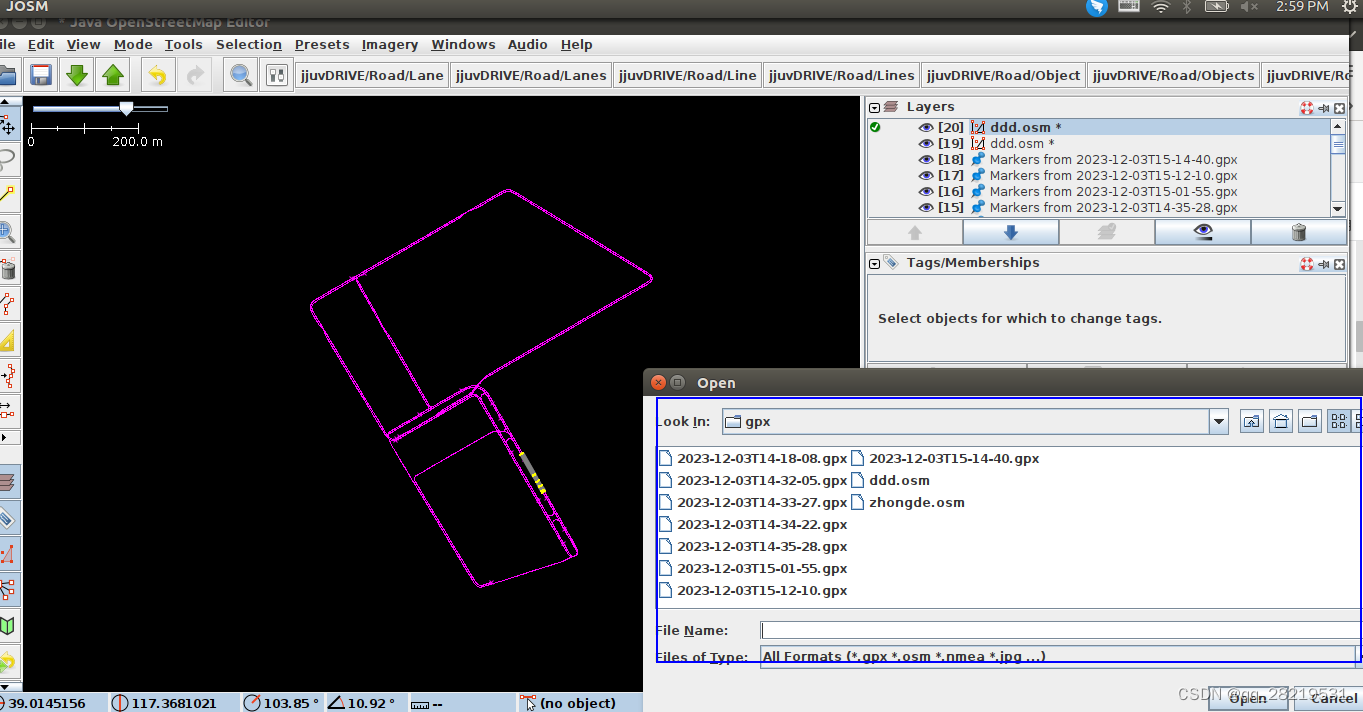 JOSM -- 使用及画图-CSDN博客