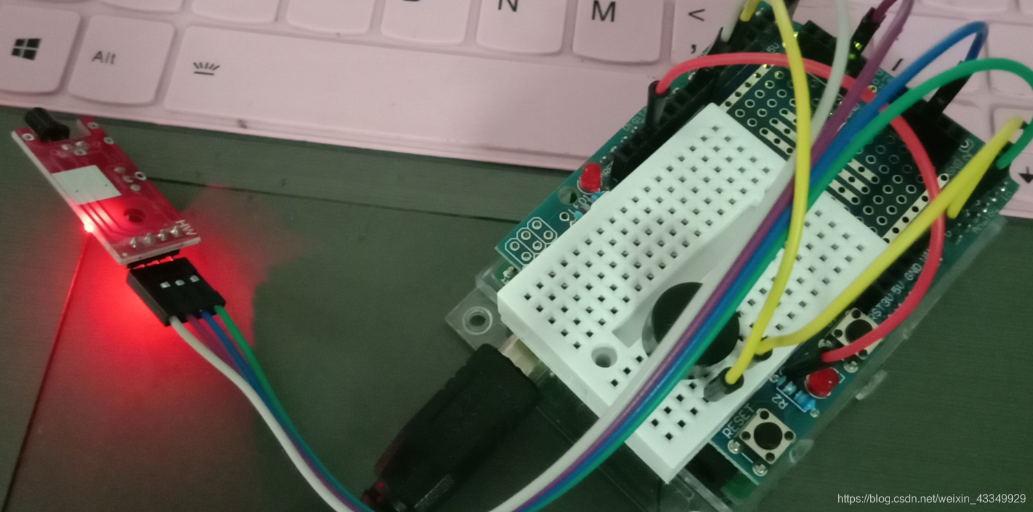 【arduino】提高篇——火焰声光报警器arduino火焰传感器控制蜂鸣器代码 Csdn博客