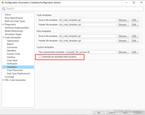 Simulink代码生成常用配置项及脚本修改_simulink solver configuration-CSDN博客