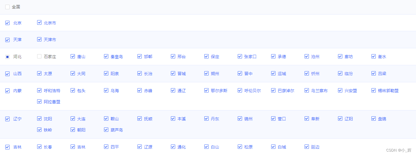 vue antd checkbox 遍历多选 全选 反全选功能_vue ant多选框控制全选-CSDN博客