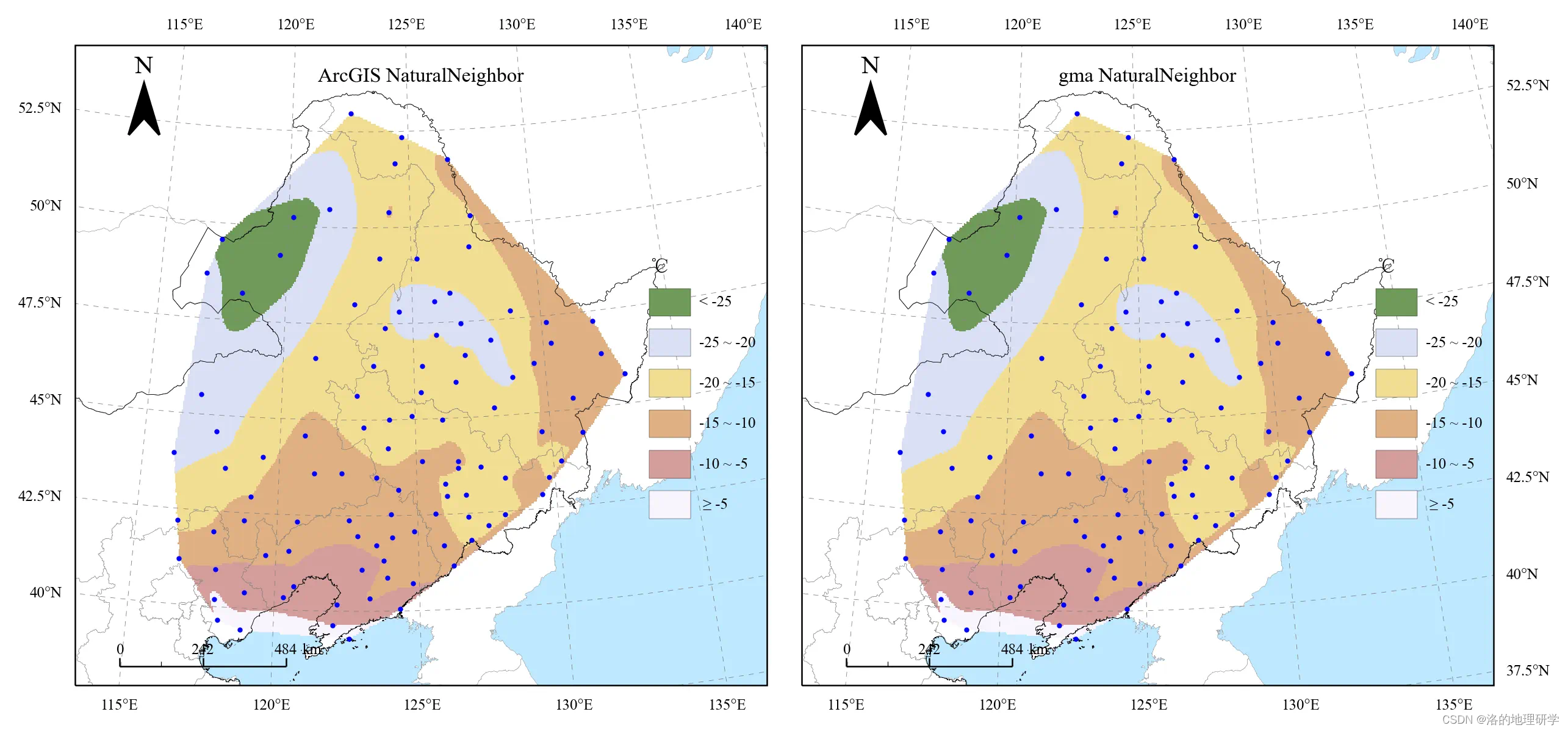 基于 Python 的自然邻域法空间插值的实现与优化python 将空间分辨率为005的数据按照001分辨率插值 Csdn博客