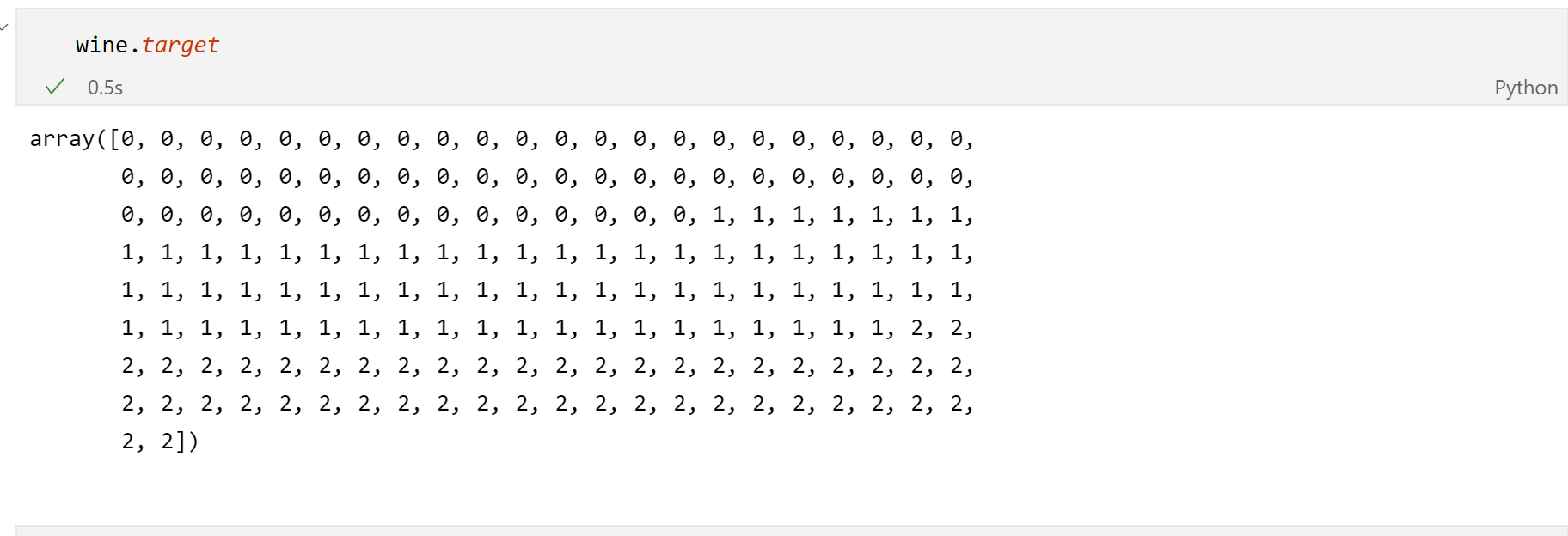 sklearn-决策树的基本使用_加载datasets内置的葡萄酒数据集,输出wine的样本data和目标target 2、输出数据集-CSDN博客