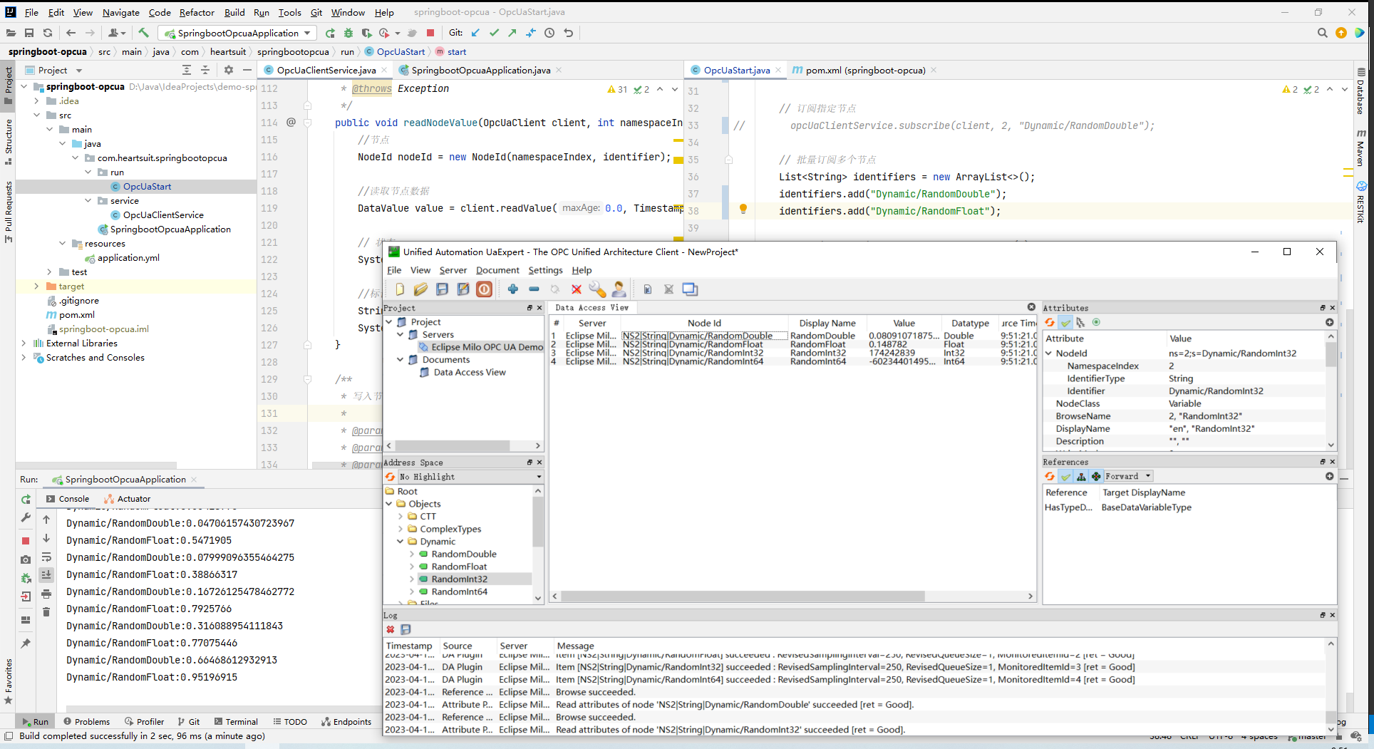 SpringBoot集成Milo库实现OPC UA客户端：连接、遍历节点、读取、写入、订阅与批量订阅_springboot opcua-CSDN博客