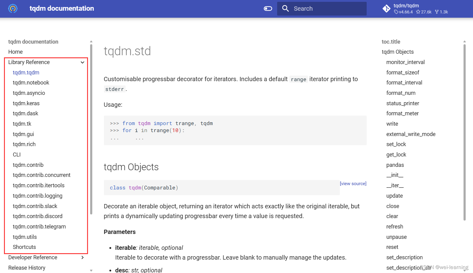 Python中的tqdm库：简化进度条的实用工具_tqdm文档-CSDN博客