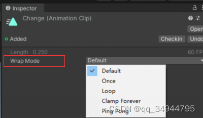 unity Animation的使用_unity animation wrapmode-CSDN博客