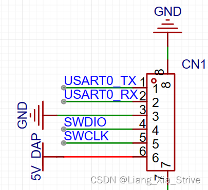 DAPLINK烧录M4内核单片机接线图（M3内核单片机不能进行烧录）_dap下载器使用的单片机电路-CSDN博客