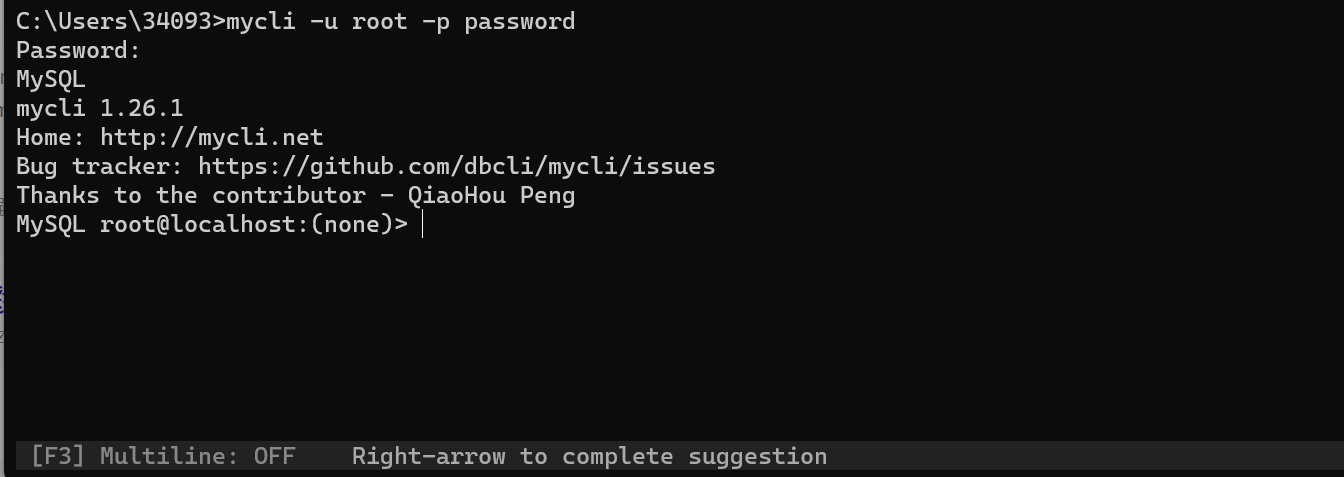 利用 Mycli 实现 Mysql 代码高亮和自动补全_mylic高亮-CSDN博客