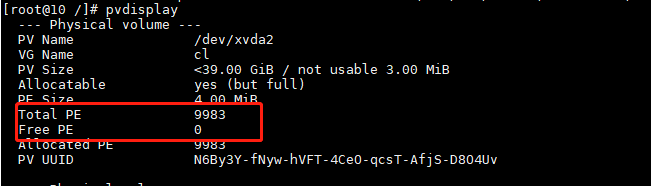 linux 添加pv失败,centos7上对LVM根分区扩容vg无法添加pv故障解决-CSDN博客