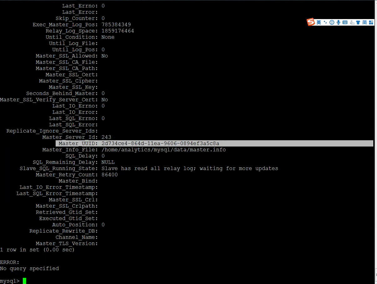 Mysql 主从同步状态检查_relay master log file-CSDN博客