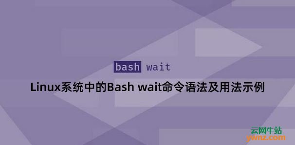 linux wait命令详解,讲解Linux系统中的Bash wait命令语法及用法示例-CSDN博客