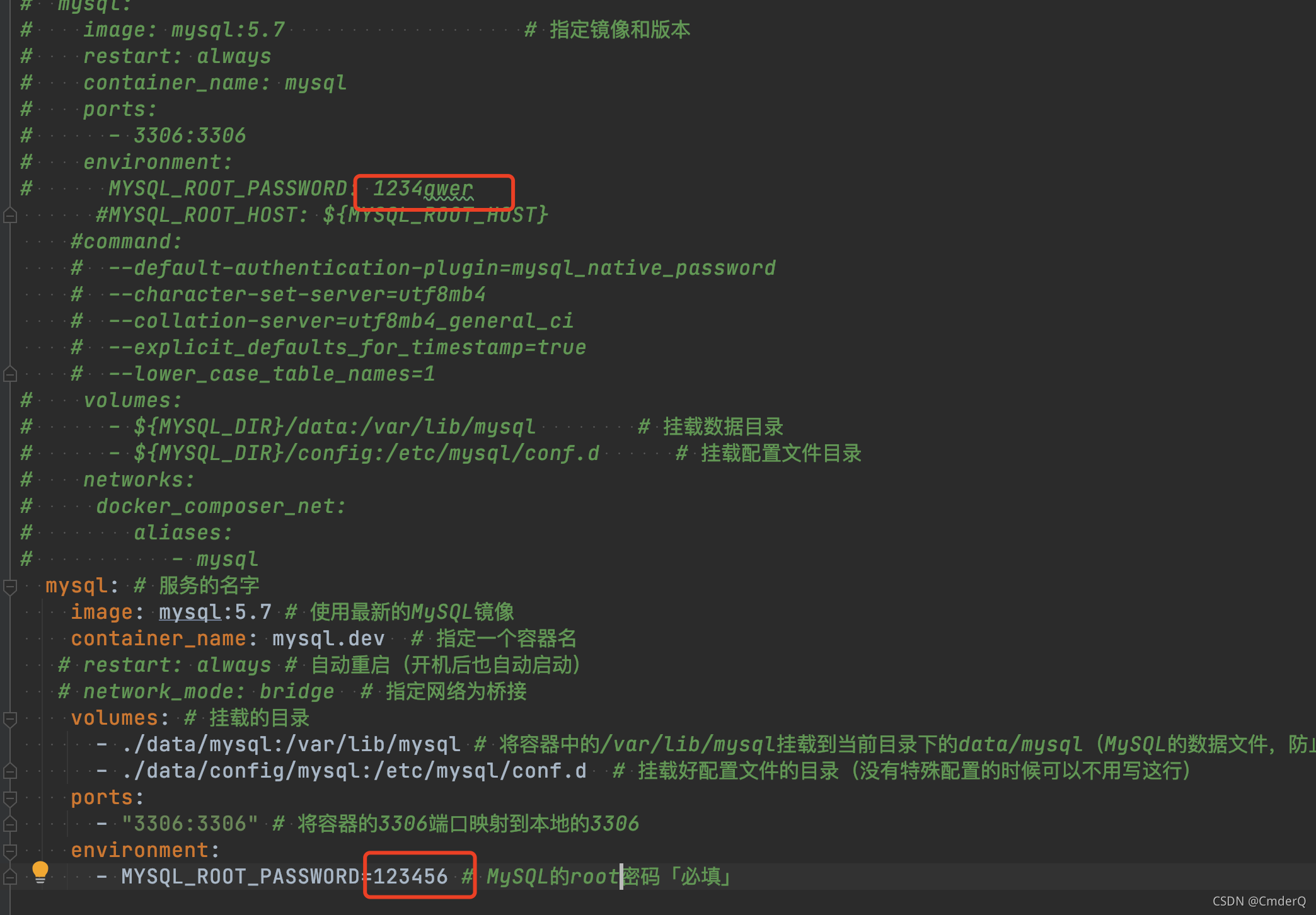 docker 1045 - Access denied for user ‘root‘@‘172.23.0.1‘ (using password: YES)_工具使用-CSDN专栏