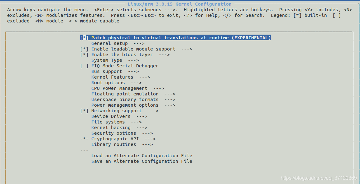 采用make menuconfig配置Linux内核常用选项解读（一）_make menuconfig 里kernel features在哪里-CSDN博客