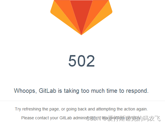 GitLab 502问题解决方案-CSDN博客