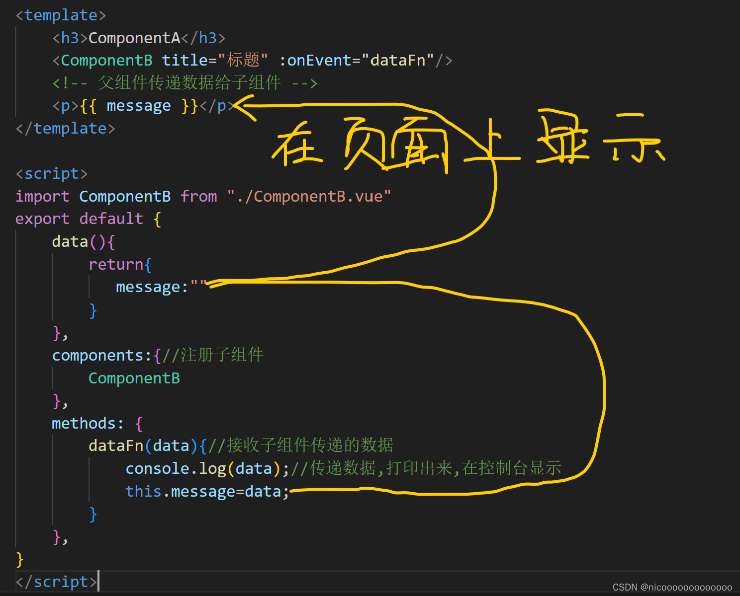 Vue学习笔记25 组件数据传递and透传attributevue2 Attr数据穿透 Csdn博客 5012