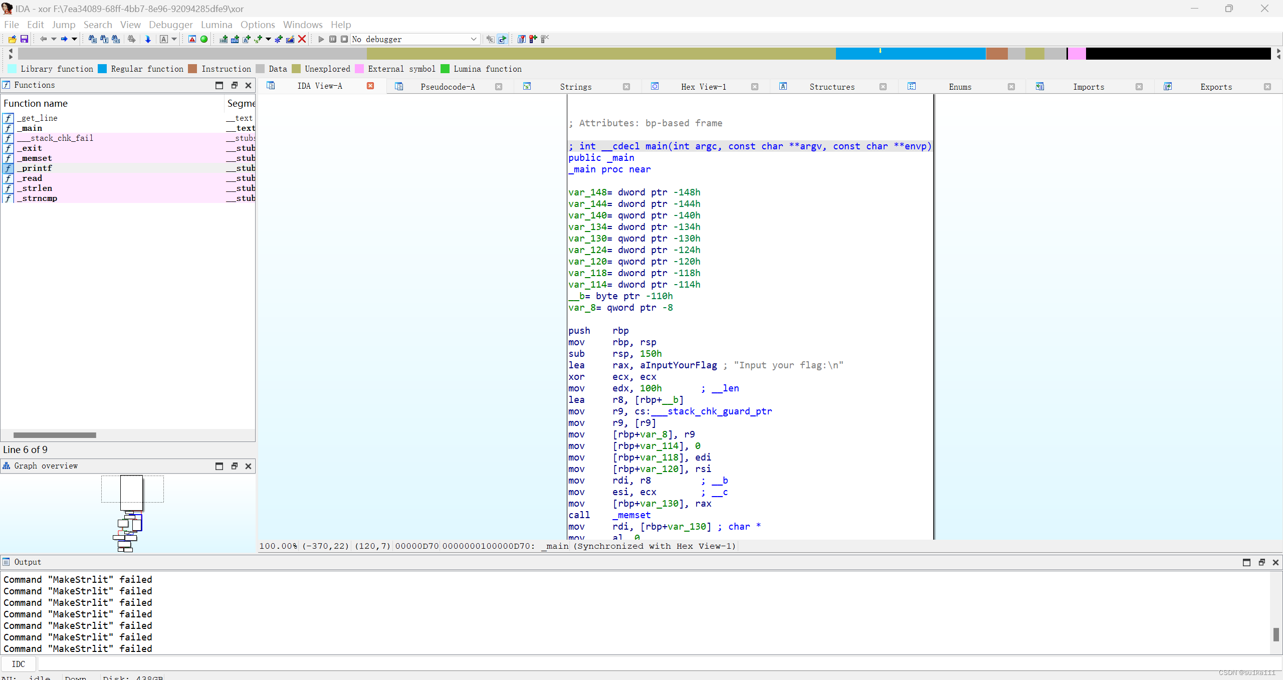 re题(1)BUUCTF-re xor_buuctf 异或-CSDN博客