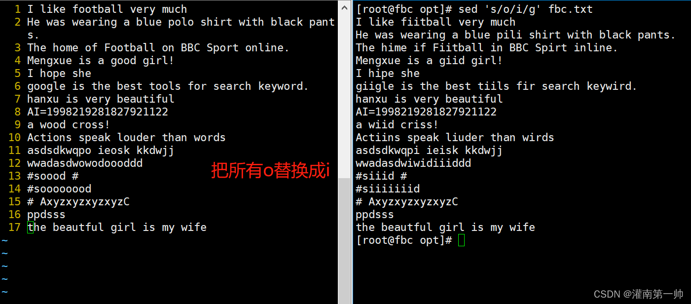 sed命令_sed -i-CSDN博客