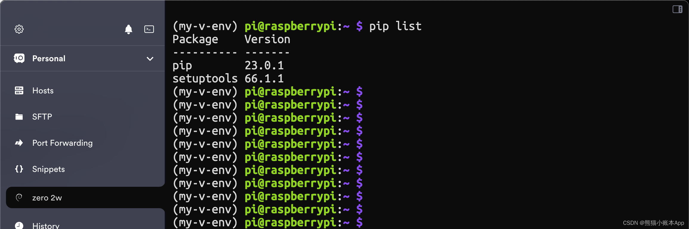 树莓派 安装报错 虚拟环境 sudo pip3 install rpi_ws281x error: externally-managed ...