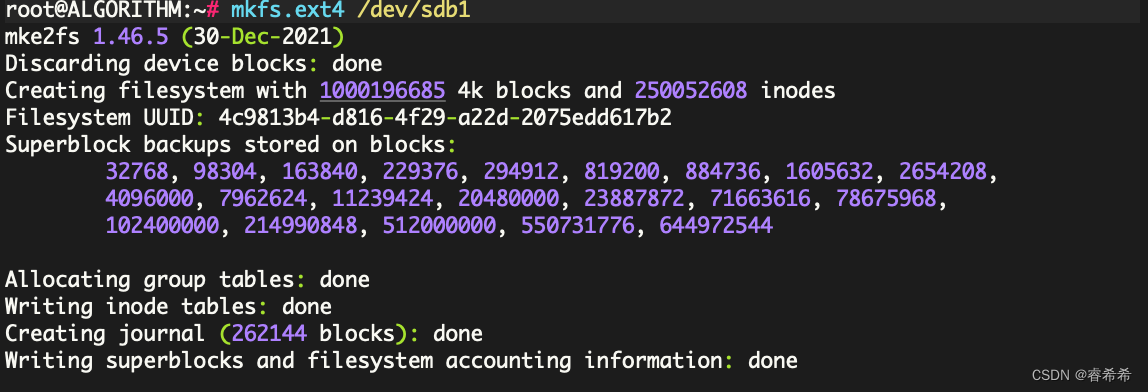ubuntu挂载2TB以上磁盘分配_ubuntu挂载大于2t的硬盘-CSDN博客