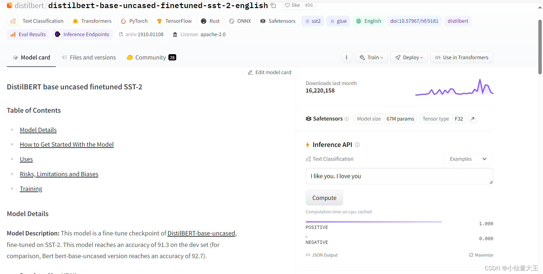 Transformers入门：实战ubuntu使用huggingface上的语句情感分类模型配环境（20240220）huggingface Transformer情感分析 Csdn博客