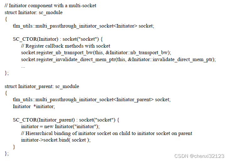 [systemc][tlm2.0]父模块与子模块的实现_systemc tlm2.0-CSDN博客