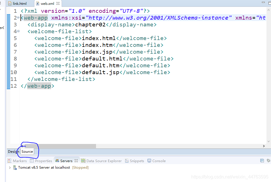 eclipse中创建web.xml,文件却显示是表格编辑形式_eclipse web.xml怎么显示的是表格-CSDN博客