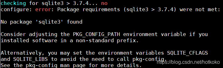 安装PHP 7.4常见缺包问题_no package 'sqlite3' found-CSDN博客